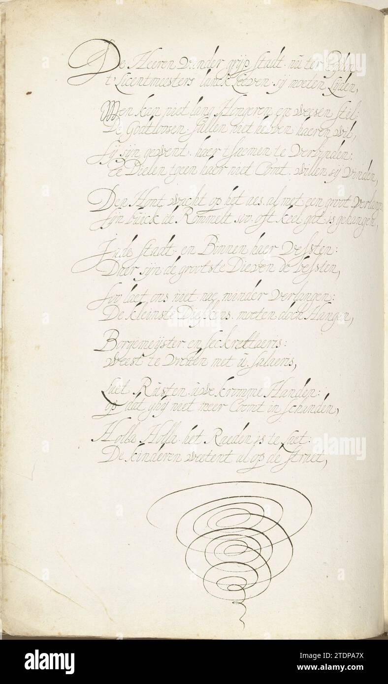 Poem about corruption in the city council, c. 1661 - c. 1665 Poem about ...