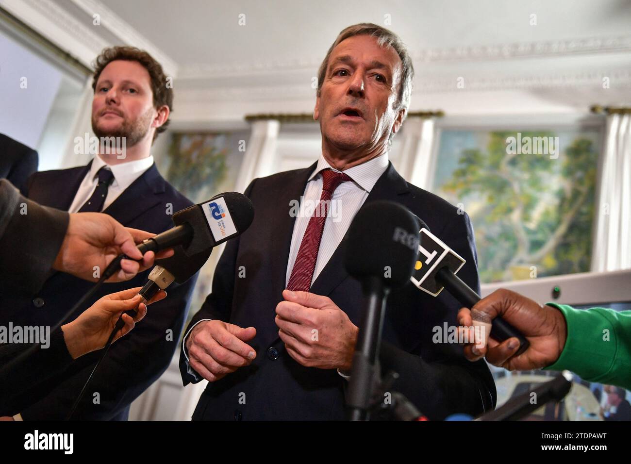 Paris, France. 19th Dec, 2023. French Junior Minister for Overseas ...
