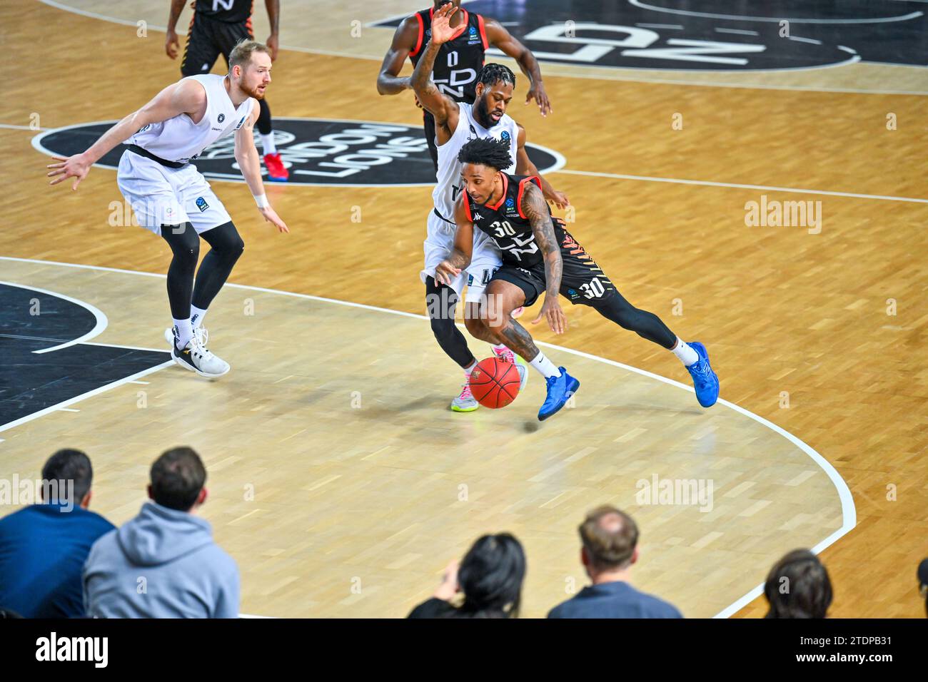 London Lions v Veolia Towers Hamburg in the Euro Cup of Basketball at the Copper Box Arena ...