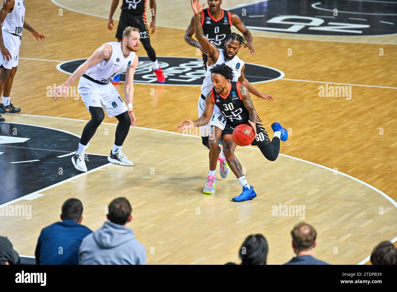 London Lions v Veolia Towers Hamburg in the Euro Cup of Basketball at the Copper Box Arena ...
