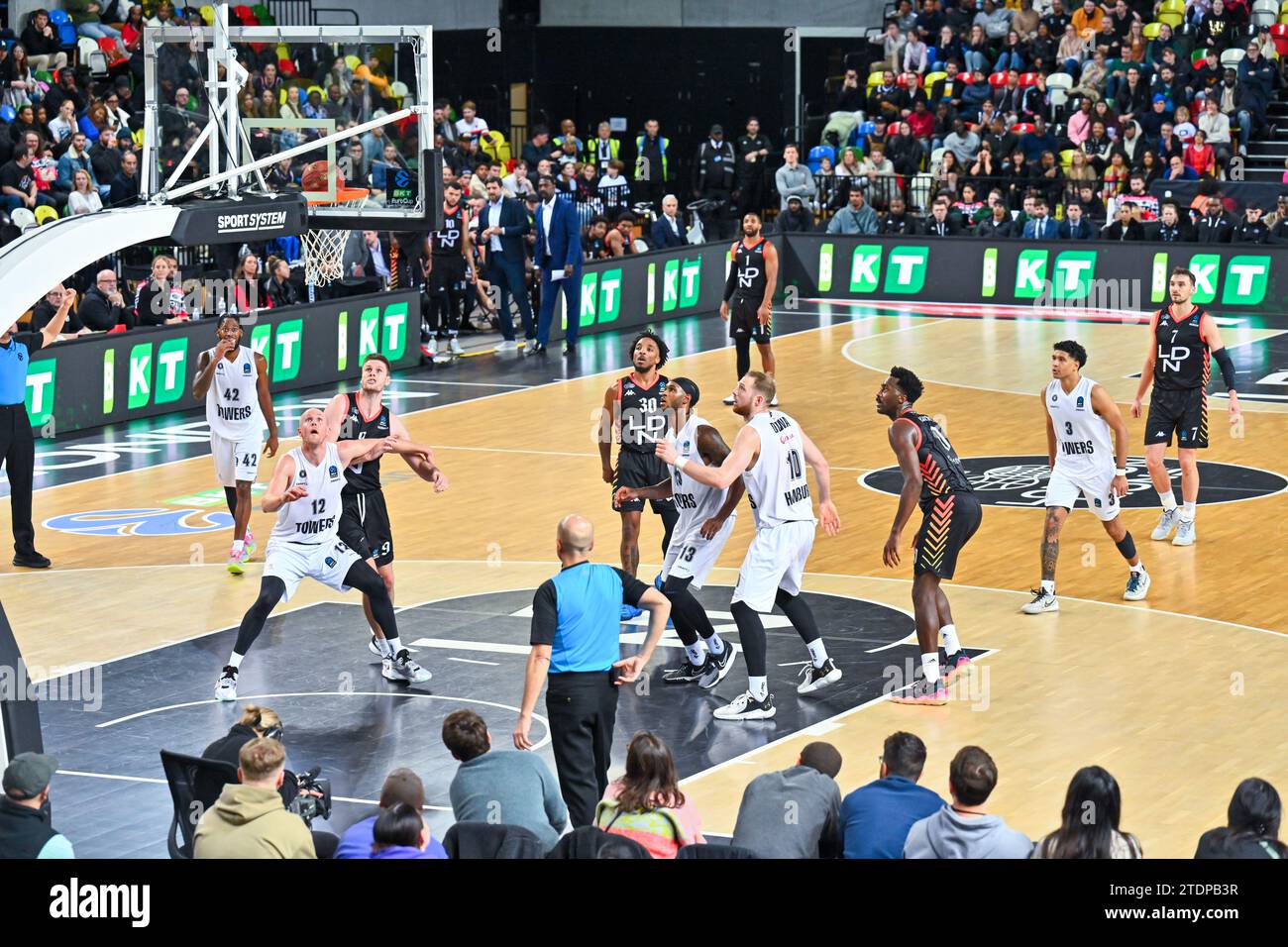London Lions v Veolia Towers Hamburg in the Euro Cup of Basketball at the Copper Box Arena ...