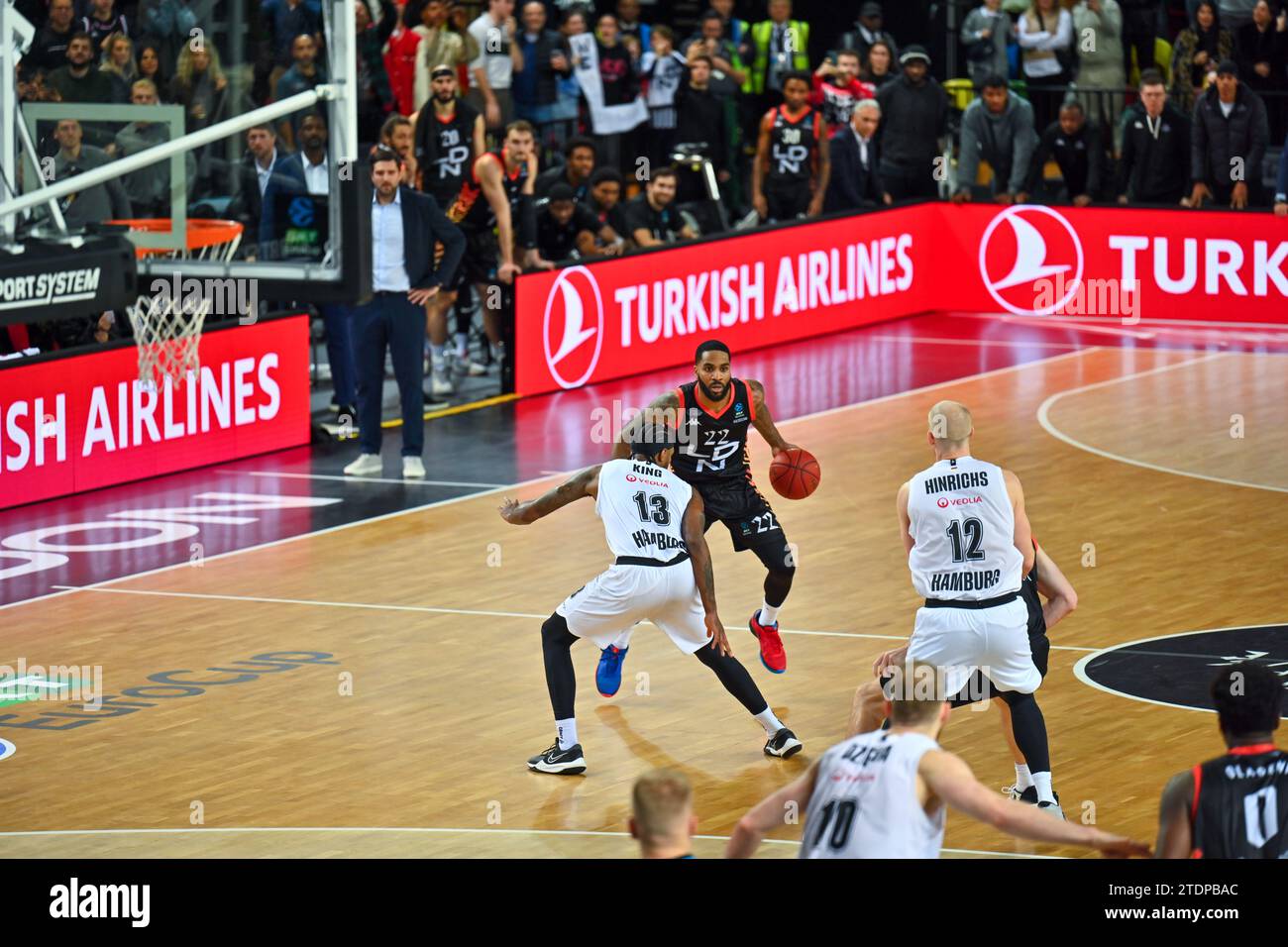 London Lions v Veolia Towers Hamburg in the Euro Cup of Basketball at the Copper Box Arena ...