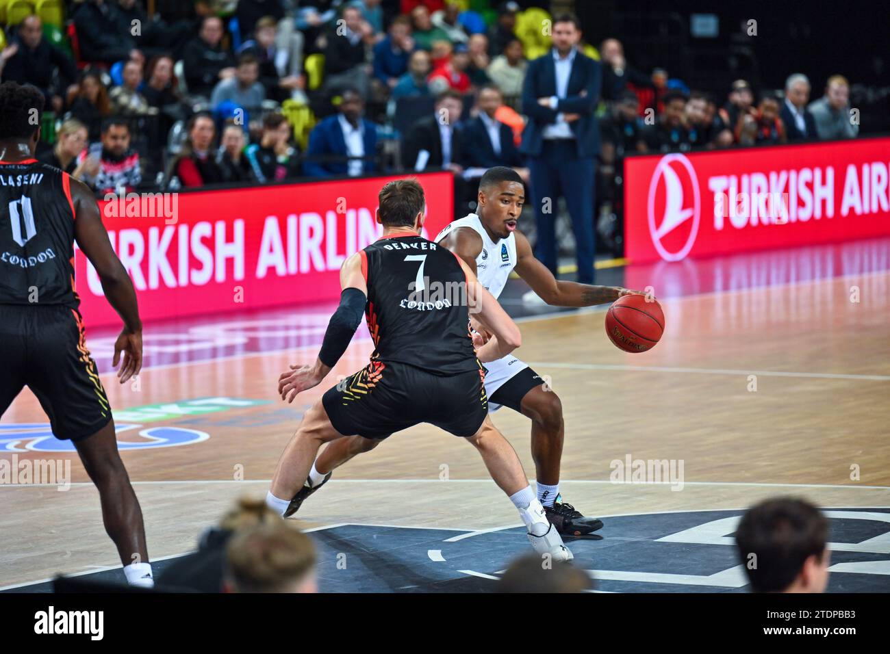 London Lions v Veolia Towers Hamburg in the Euro Cup of Basketball at the Copper Box Arena ...