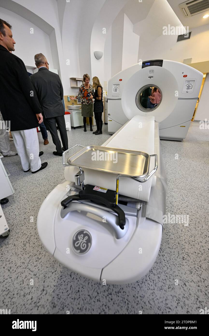 Prague, Czech Republic. 19th Dec, 2023. Ceremony opening of PET/CT ...