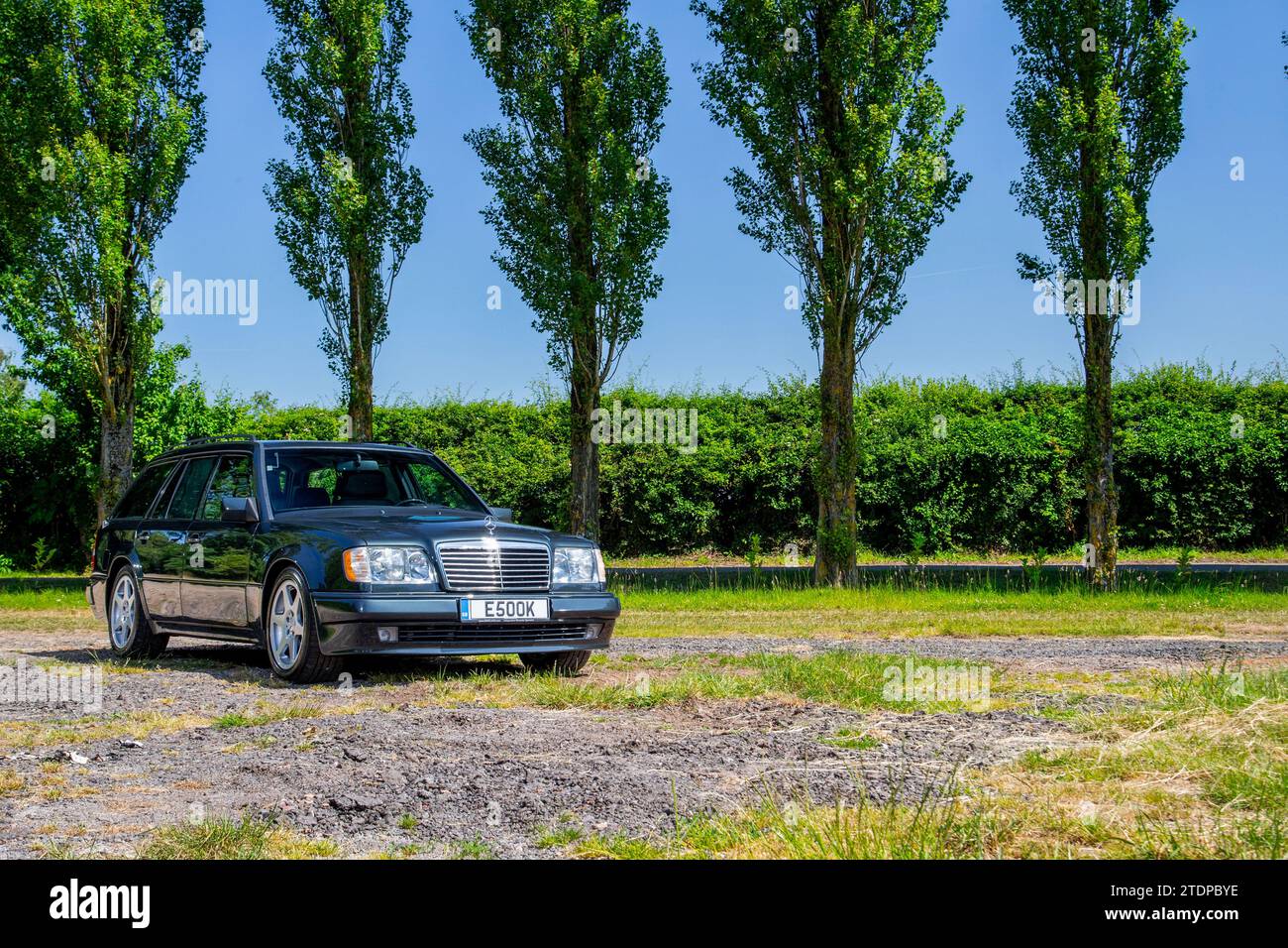W124 Mercedes E500 estate, German super car station wagon Stock Photo ...