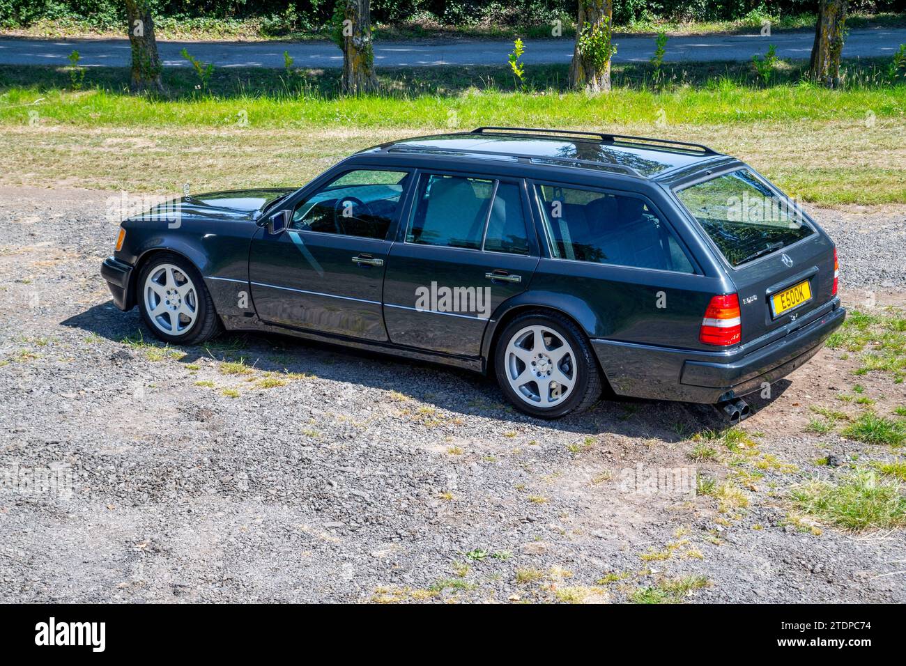 W124 Mercedes E500 estate, German super car station wagon Stock Photo ...