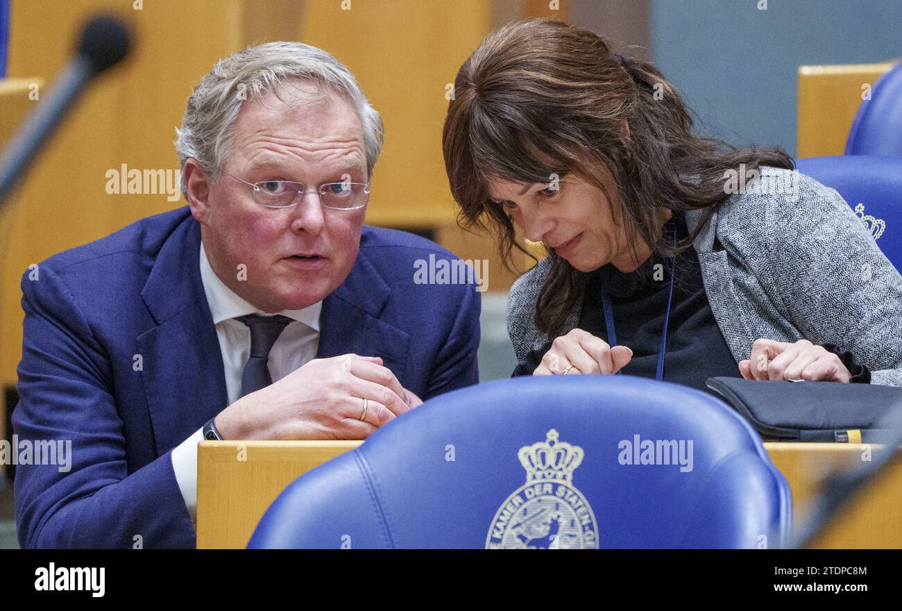 The Hague, Netherlands. 19 December, 2023. Folkert Idsinga (NSC) during ...