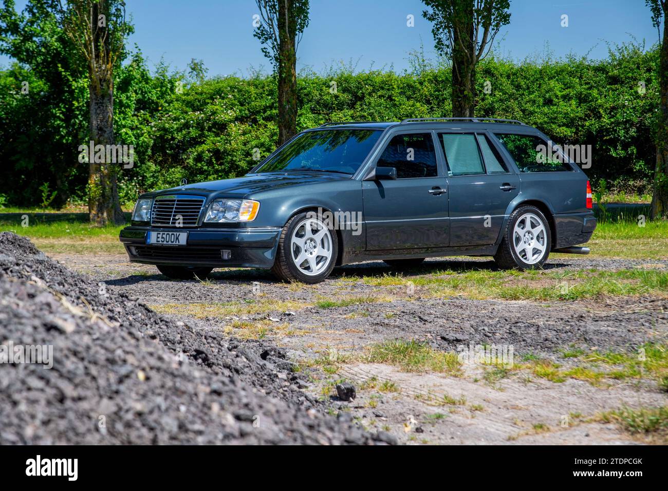 W124 Mercedes E500 estate, German super car station wagon Stock Photo ...