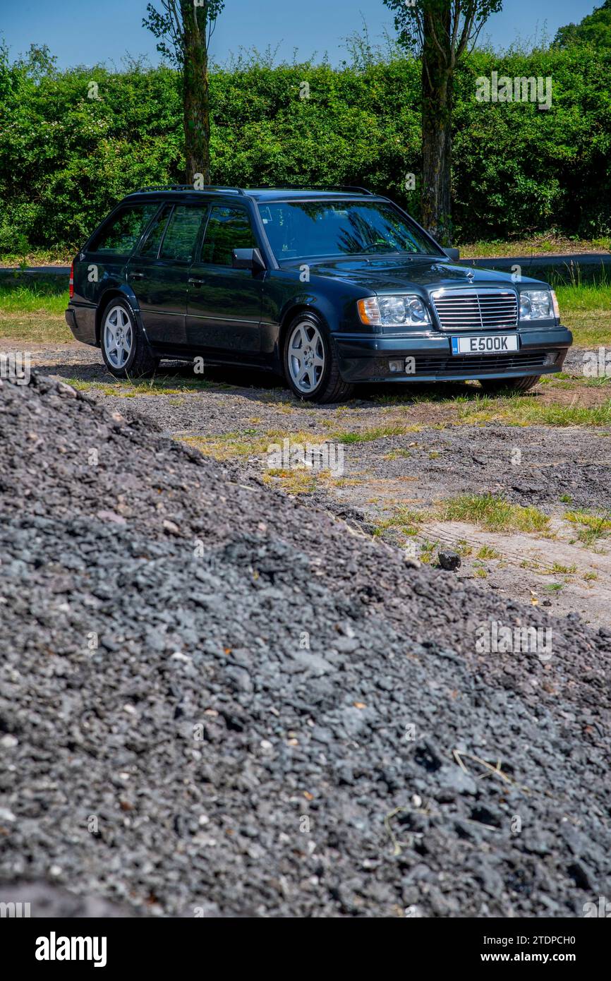 W124 Mercedes E500 estate, German super car station wagon Stock Photo ...