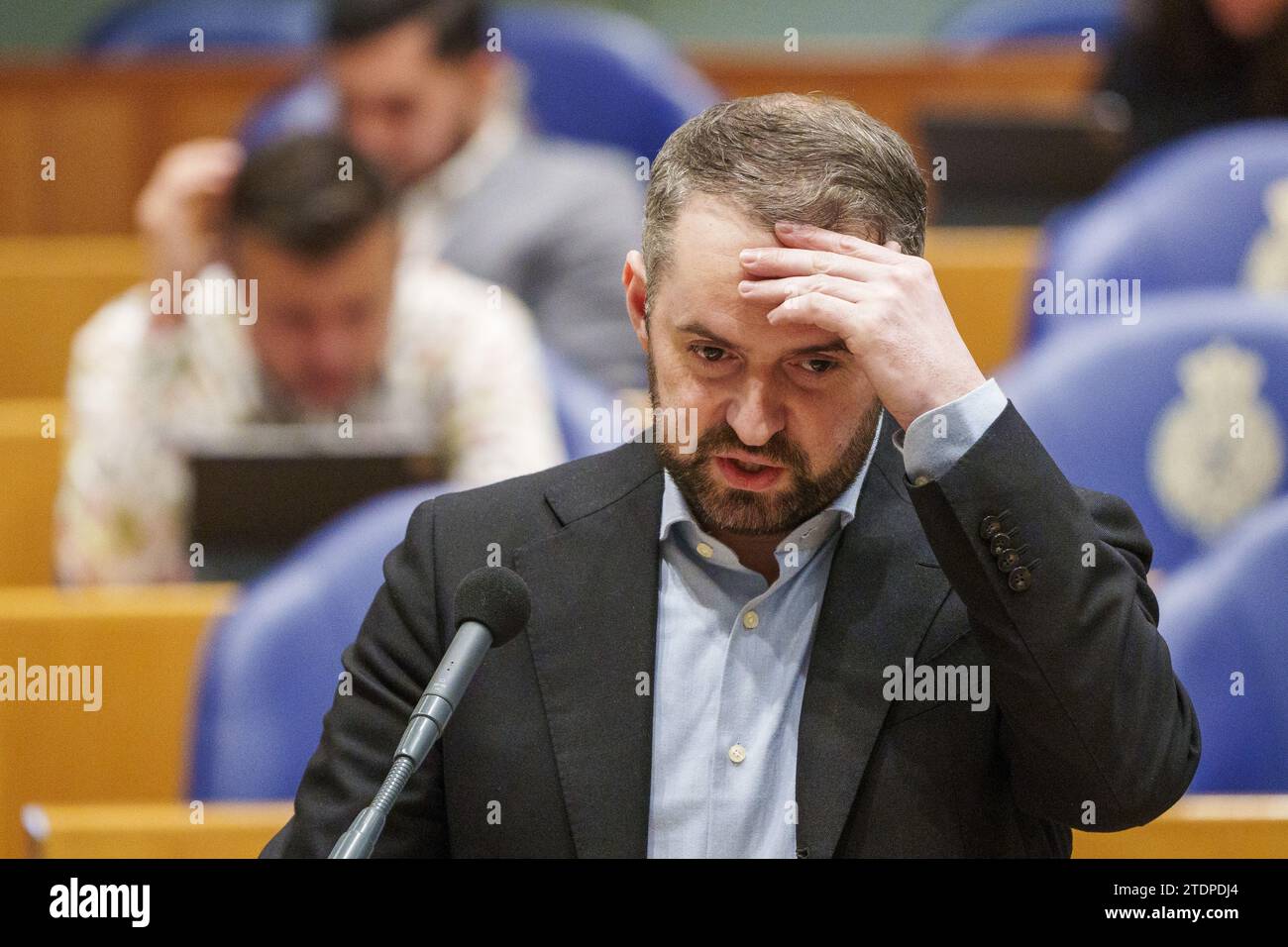 The Hague, Netherlands. 19 December, 2023. Jimmy Dijk (SP) during the ...