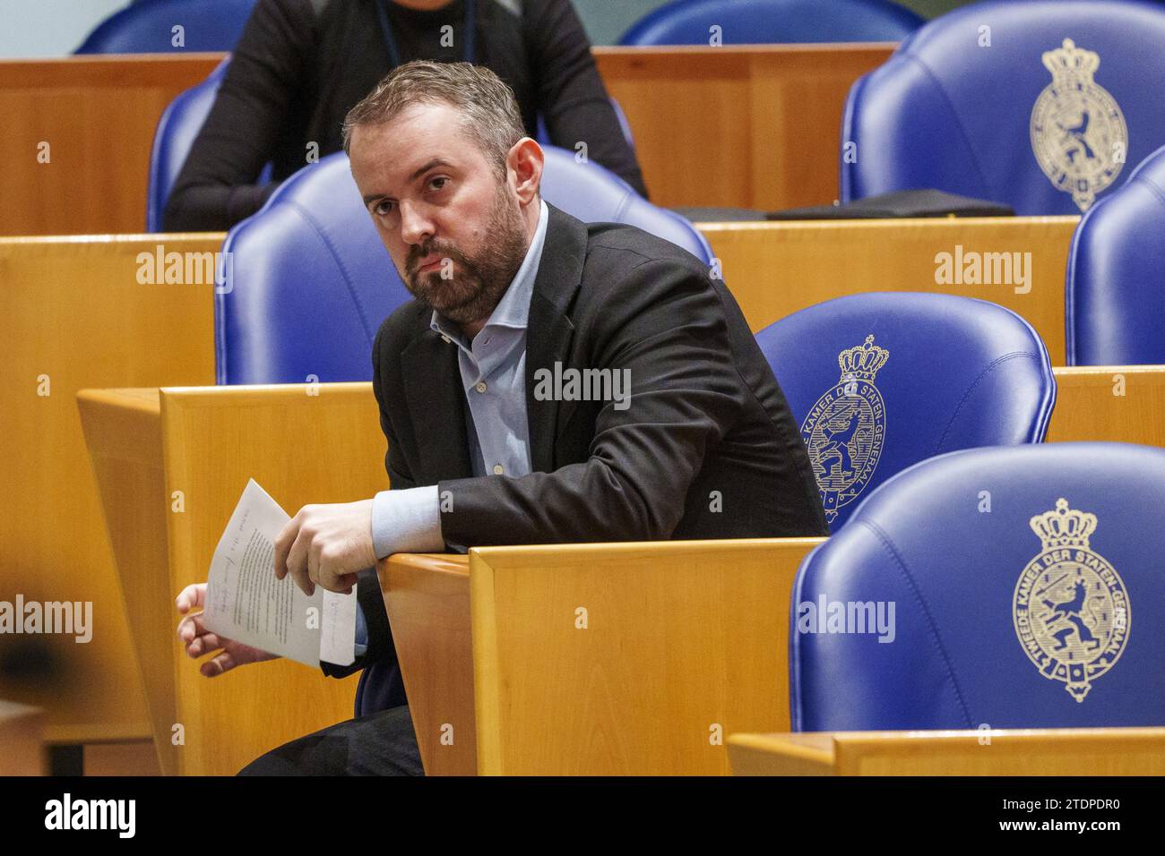 The Hague, Netherlands. 19 December, 2023. Jimmy Dijk (SP) during the ...