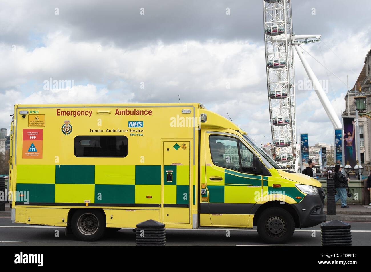 London, UK. 11th April, 2023. A London Ambulance Service, Emergency ...