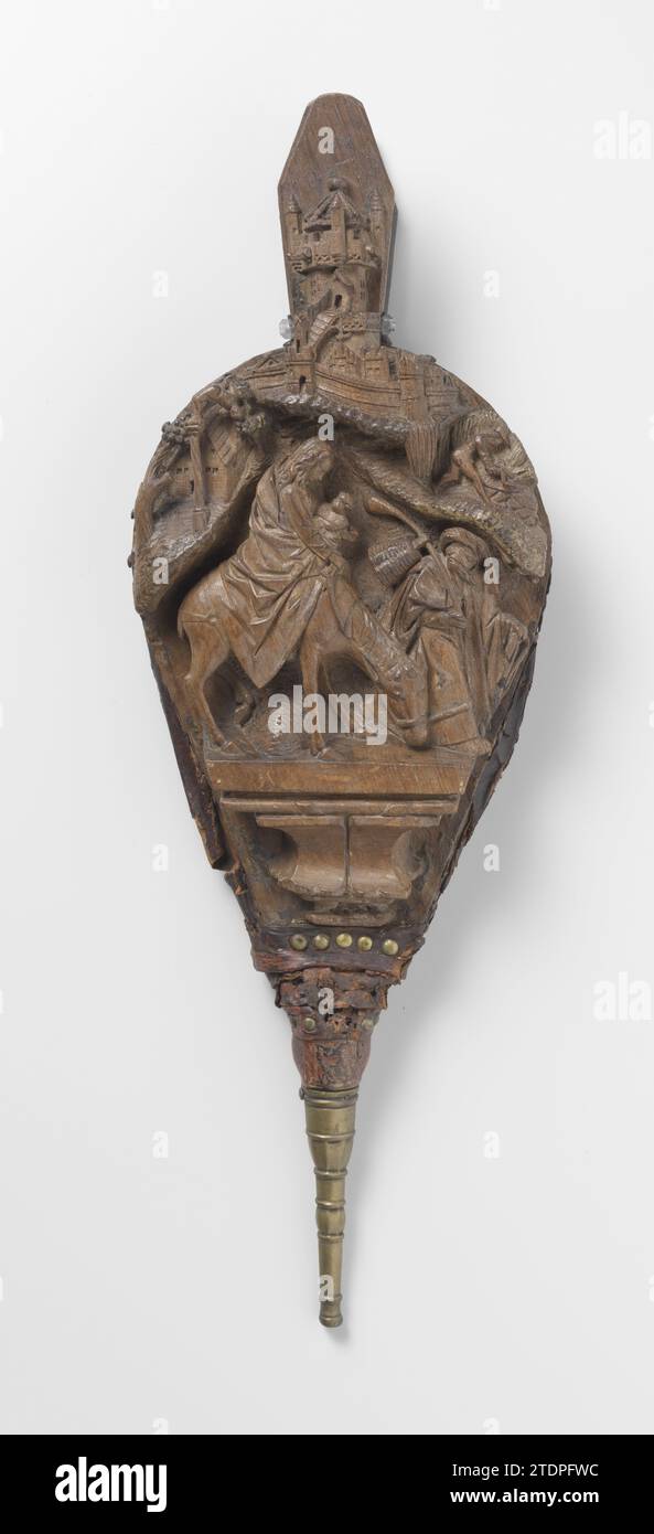 Pair of Bellows with the Flight into Egypt, Master of the Utrecht Stone ...
