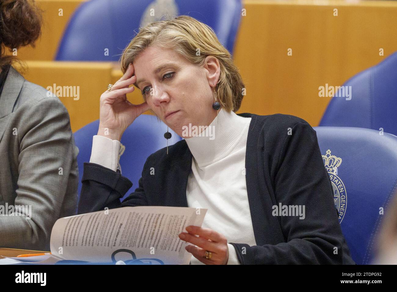 The Hague, Netherlands. 19 December, 2023. Ingrid Michon-Derkzen (VVD ...