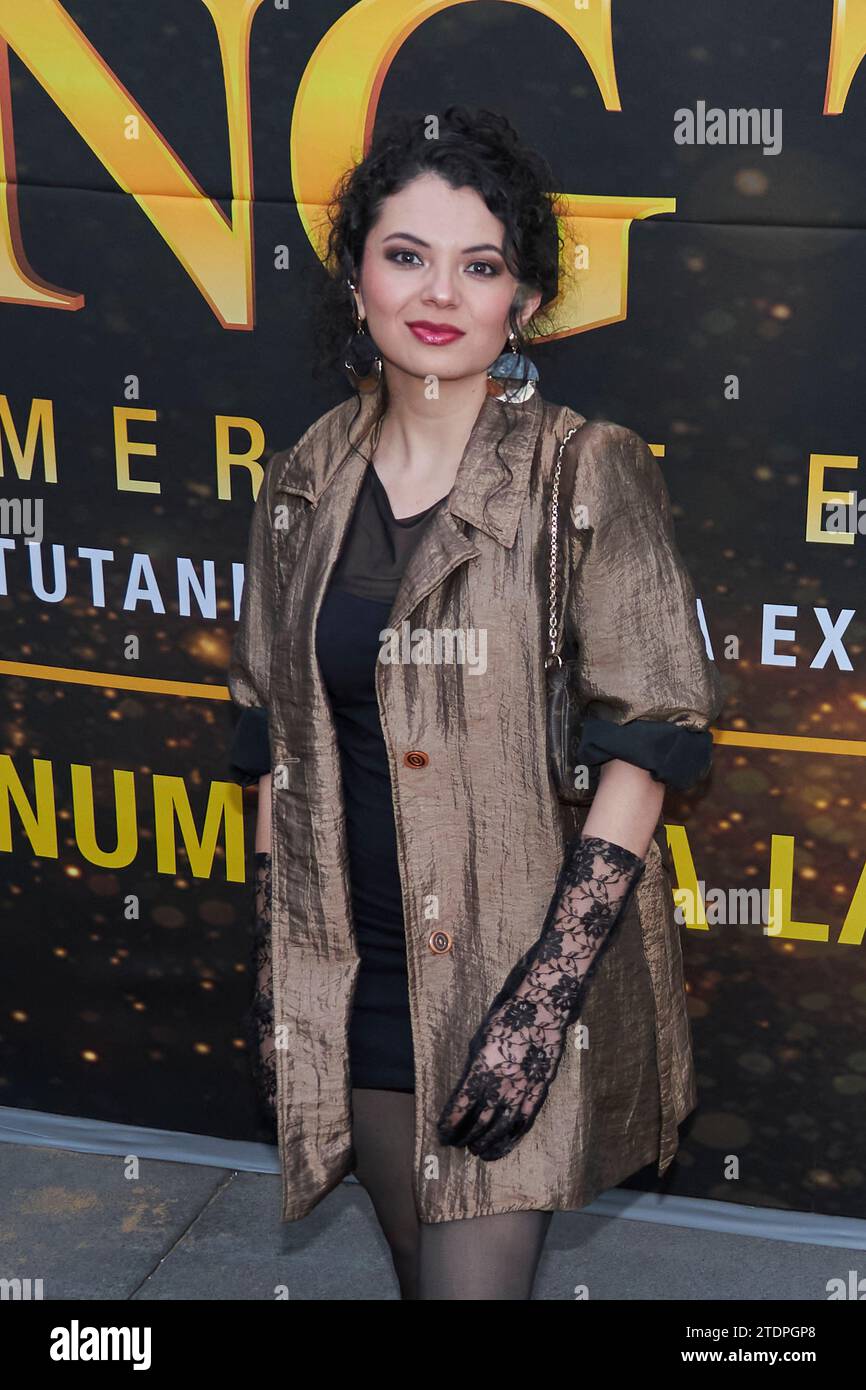 Mexico City, Mexico. 18th Dec, 2023. Yanni Torres is attending the sand ...