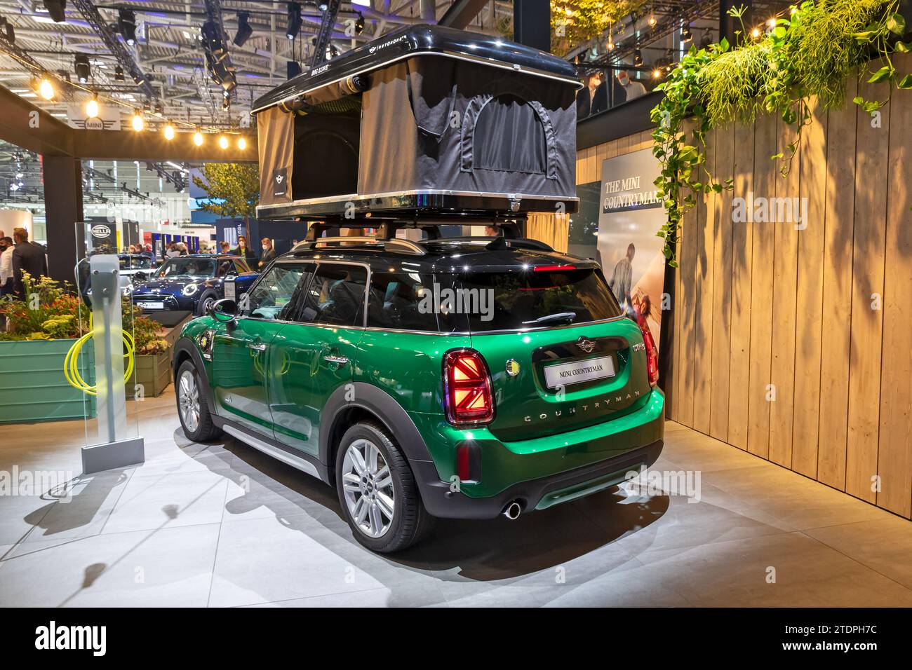 Electric MINI Countryman camper van at the IAA Mobility 2021 motor show ...