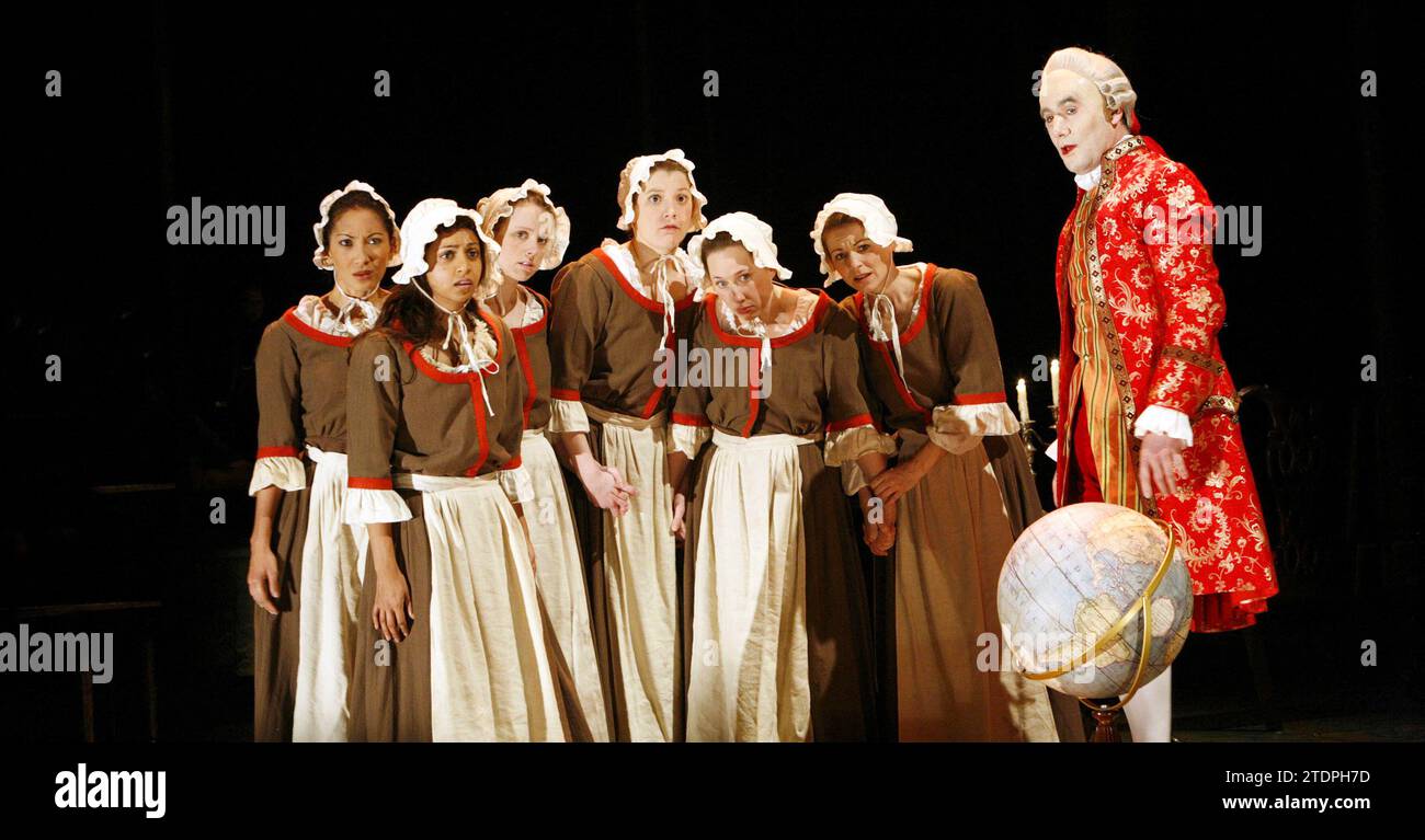 right: Tim McMullan (Philip Gaddam) with Coram girls in CORAM BOY by ...
