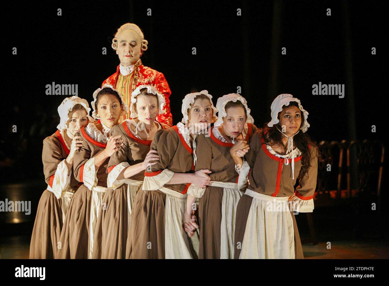 Tim McMullan (Philip Gaddam) with Coram girls in CORAM BOY by Helen ...
