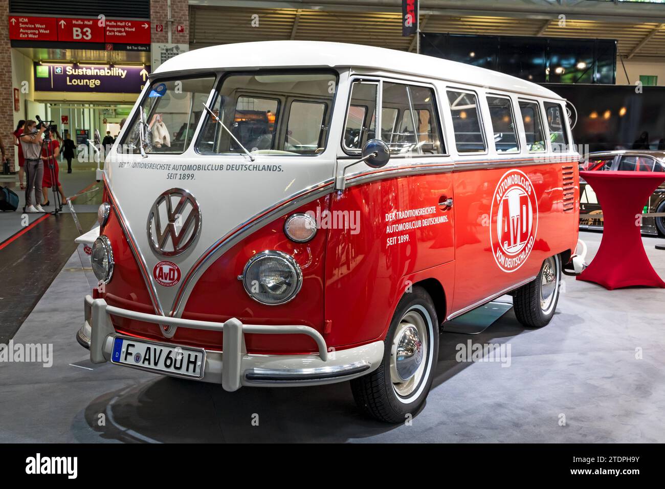 Classic Volkswagen T1 van at the IAA Mobility 2021 motor show in Munich ...