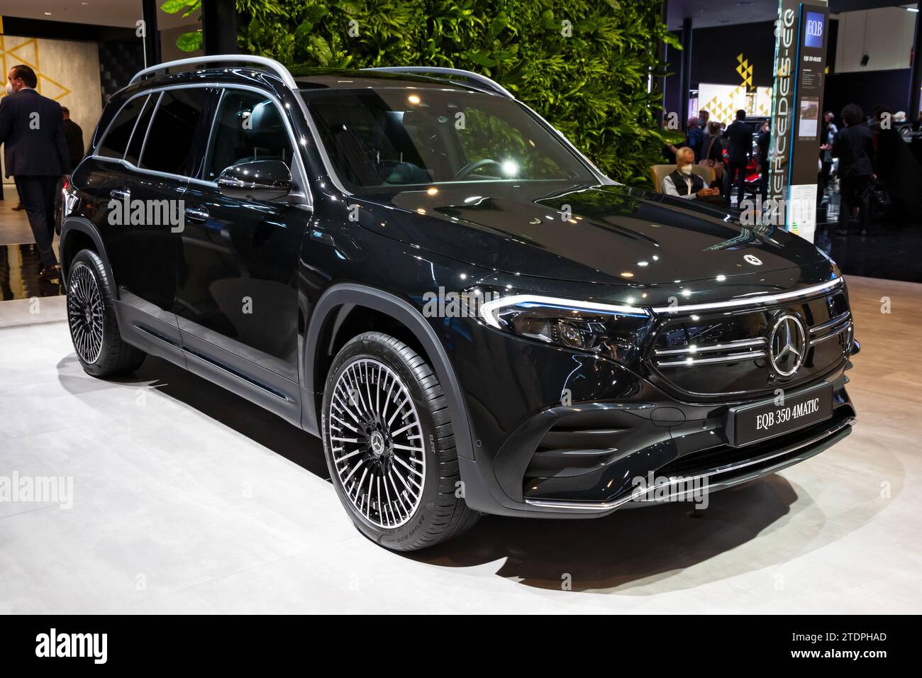 Mercedes-Benz EQB SUV electric car at the IAA Mobility 2021 motor show ...