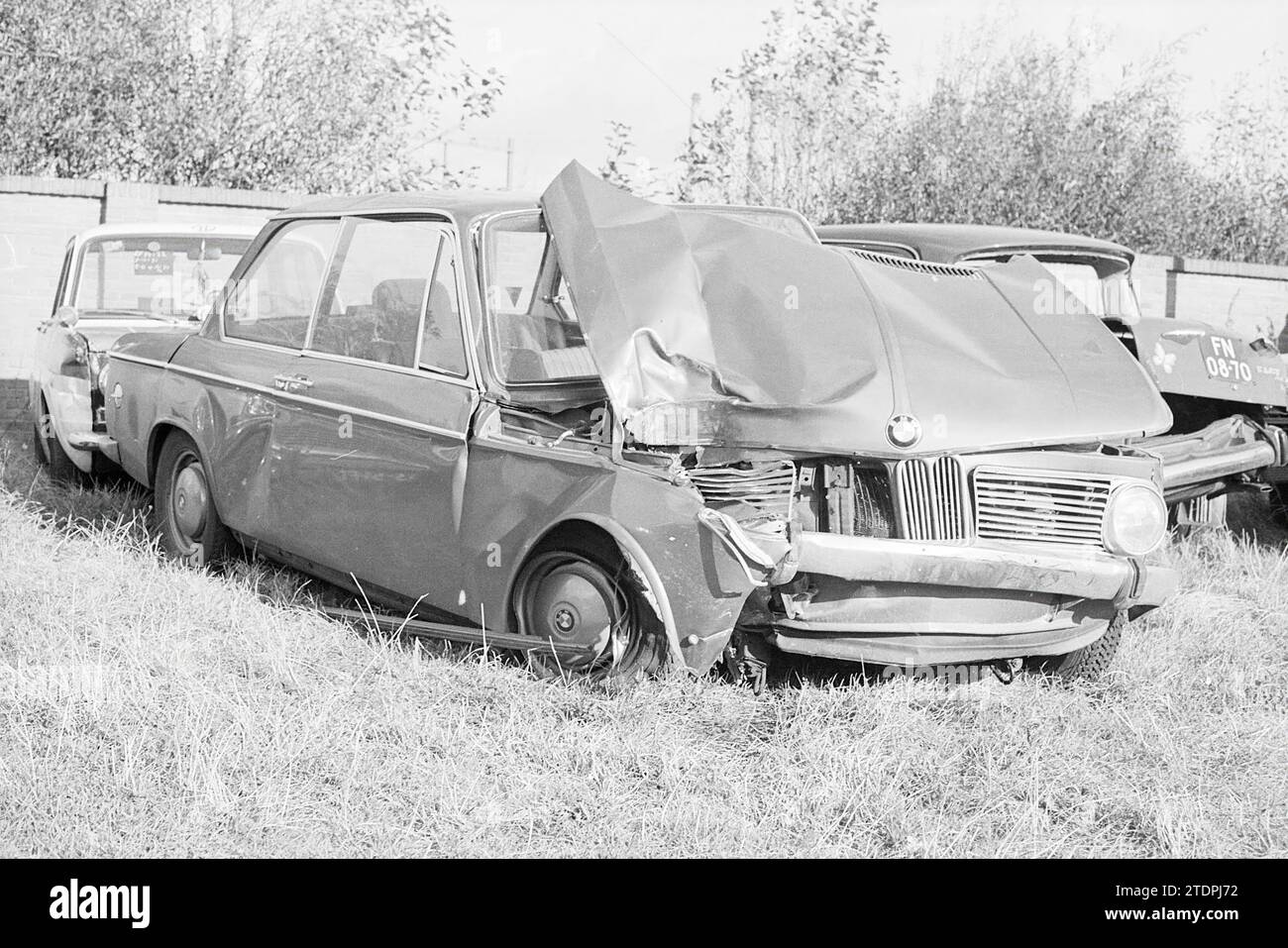 BMW car wreck in junkyard, Whizgle News from the Past, Tailored for the ...