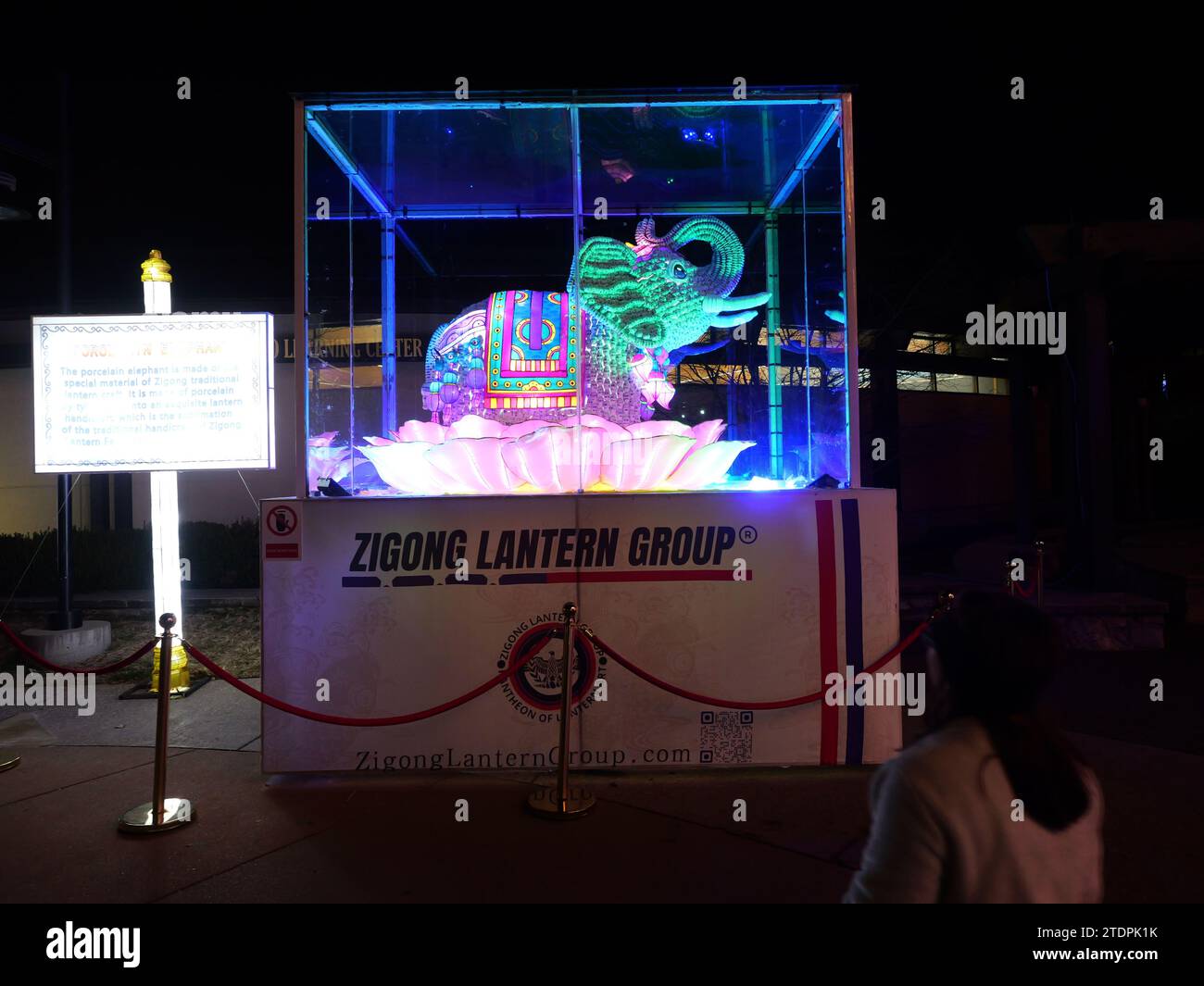 Kansas City, Missouri - December 14, 2023: Glowild Christmas Lights at ...