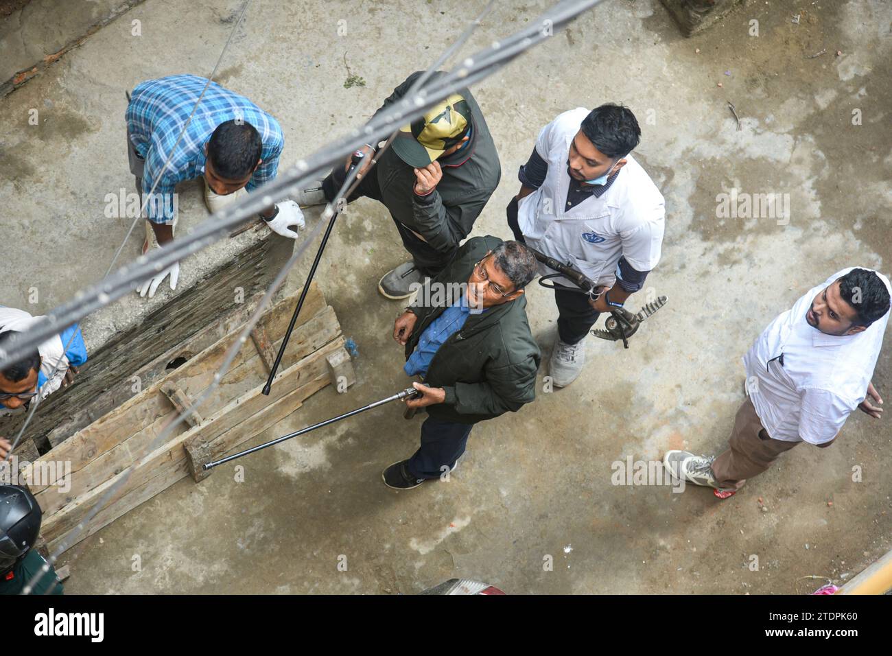 GUWAHATI,ASSAM,INDIA- 19 DECEMBER 2023:Forest officials prepare ...
