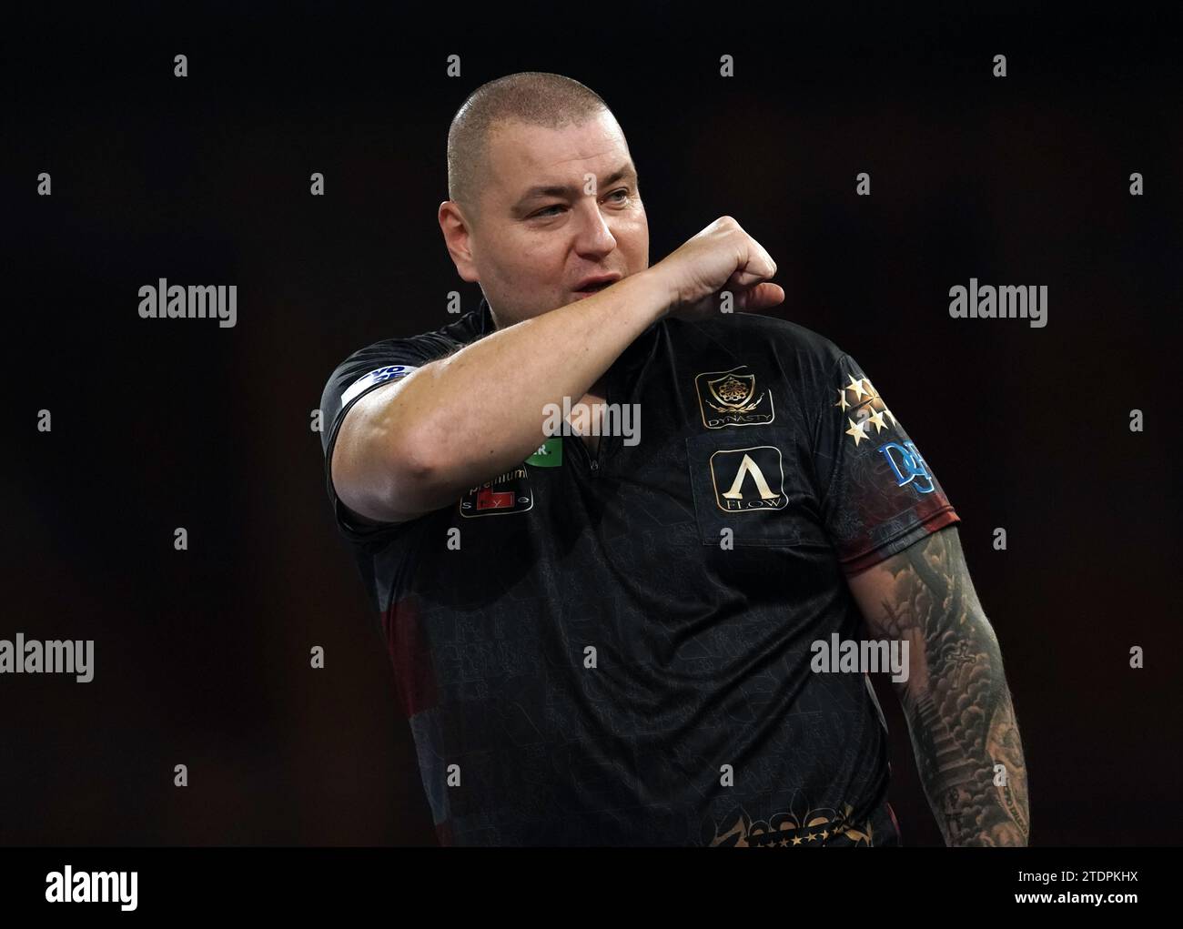 Boris Krcmar celebrates defeating Keegan Brown (not pictured) on day ...