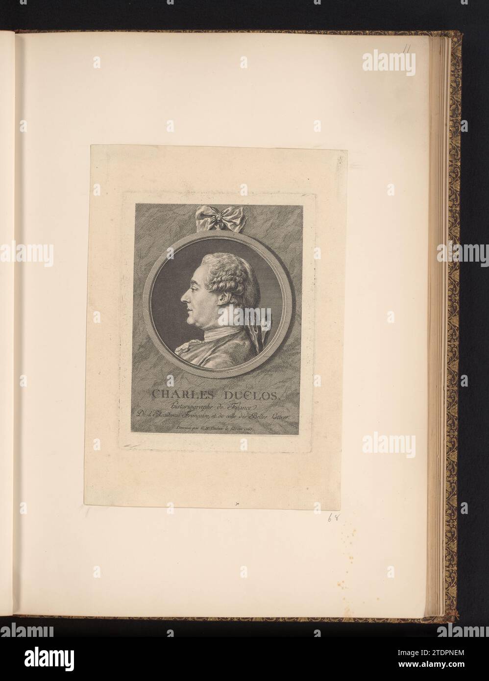 Portret van Charles Pinot Duclos, Charles Nicolas Cochin (II), Charles ...