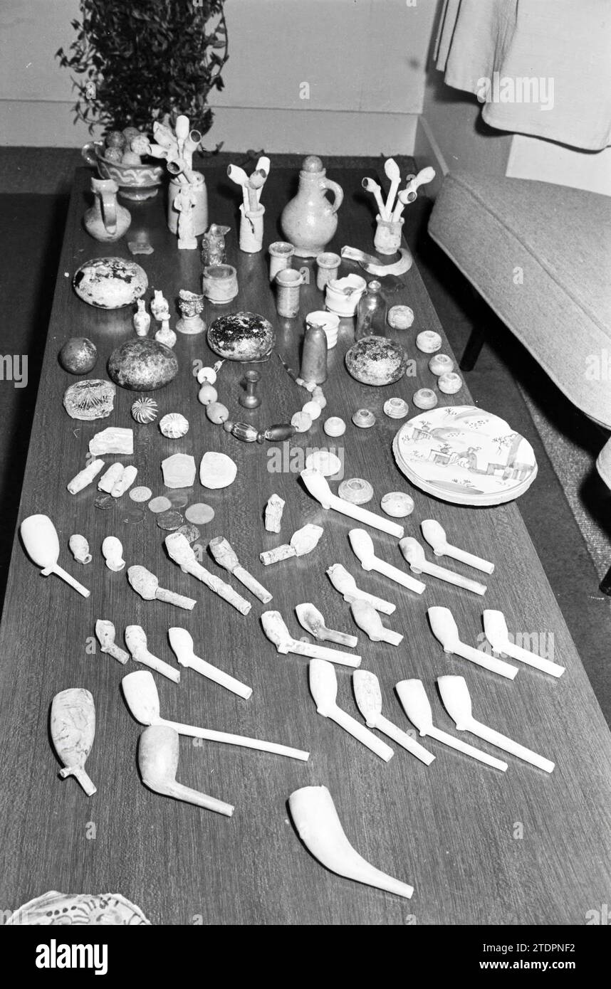 Collection of excavated antique objects, Whizgle News from the Past ...