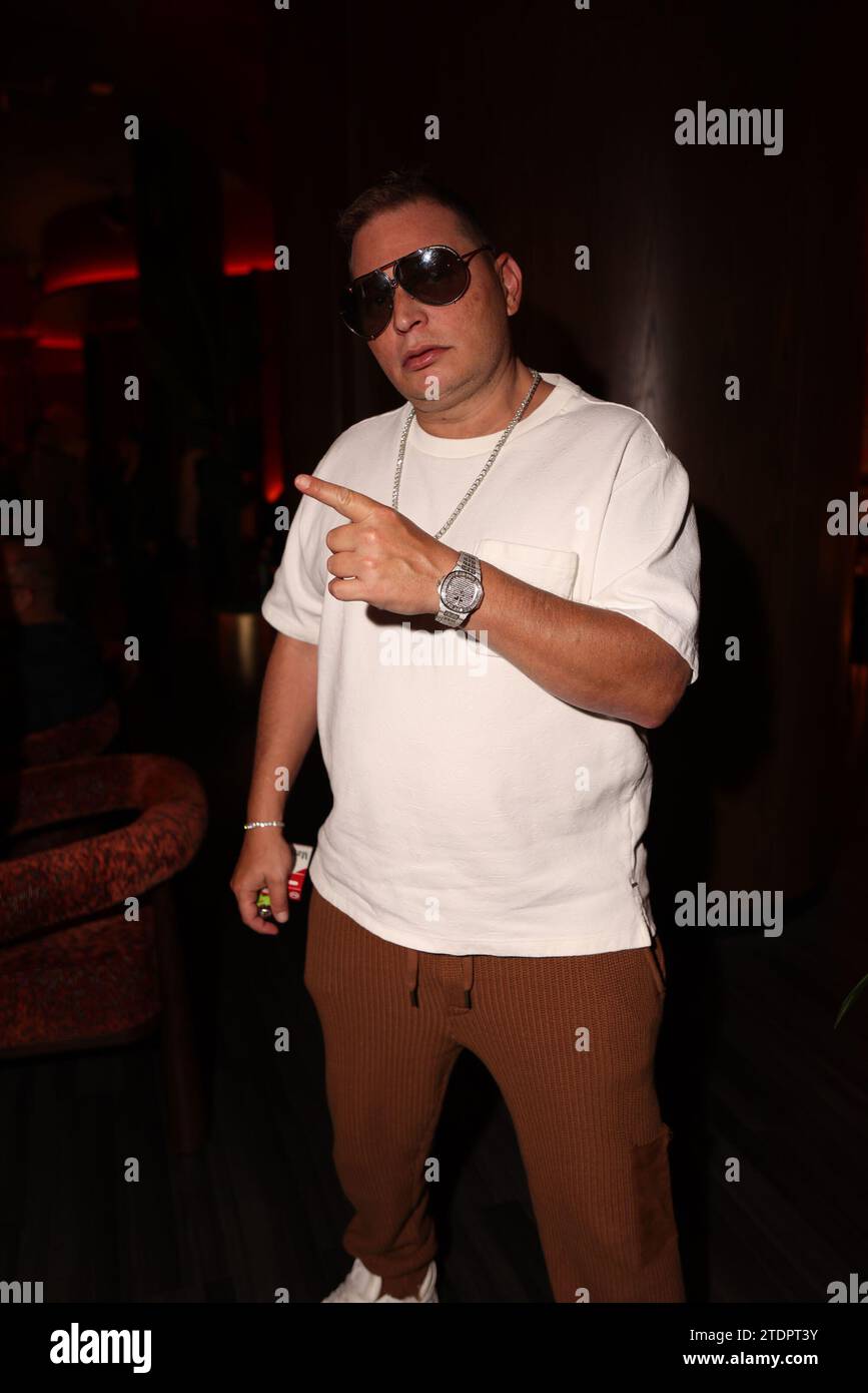 Scott Storch and Myke Towers at Komoda Las Vegas. Featuring: Scott ...