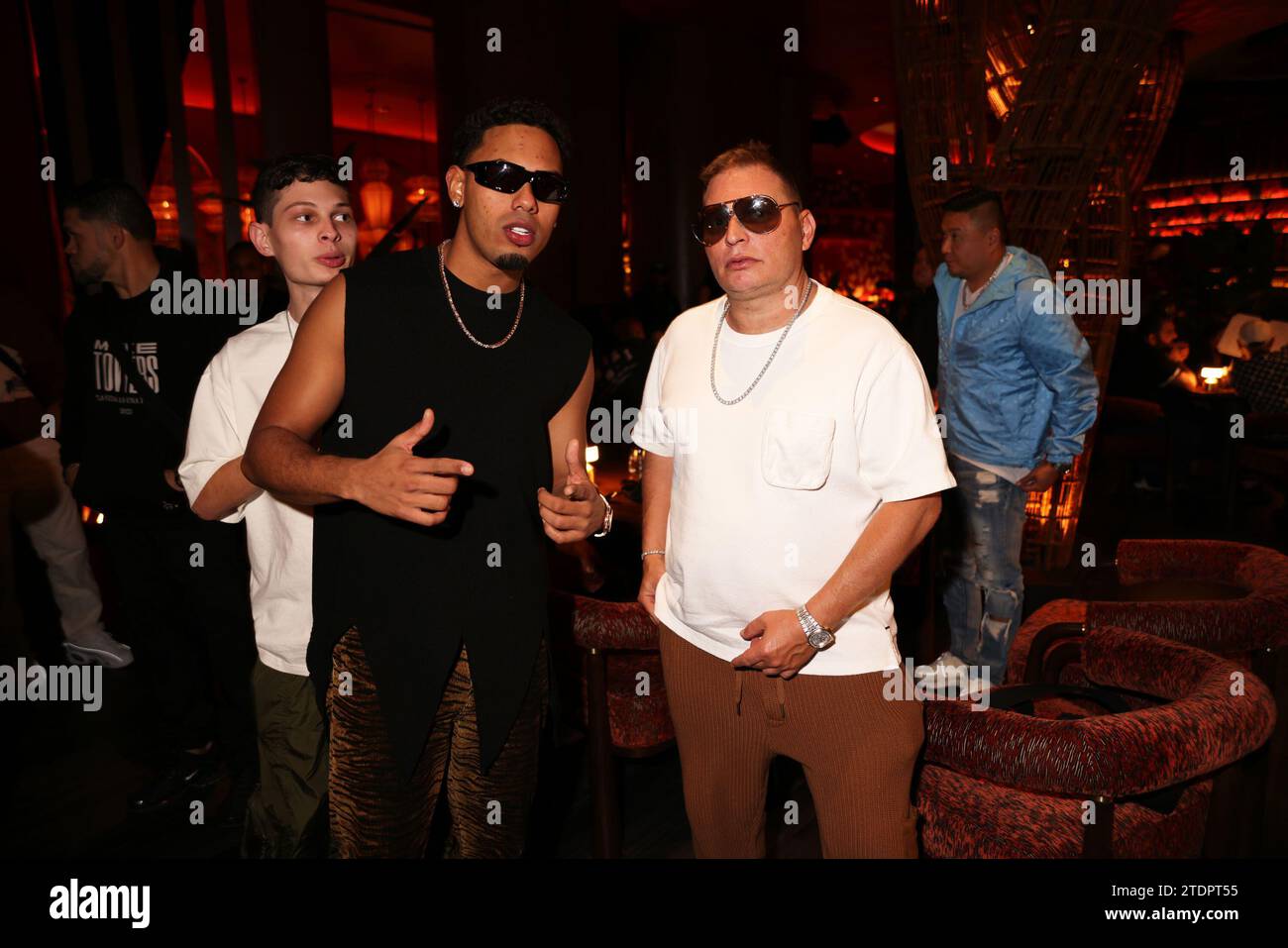 Scott Storch and Myke Towers at Komoda Las Vegas. Featuring: Scott ...