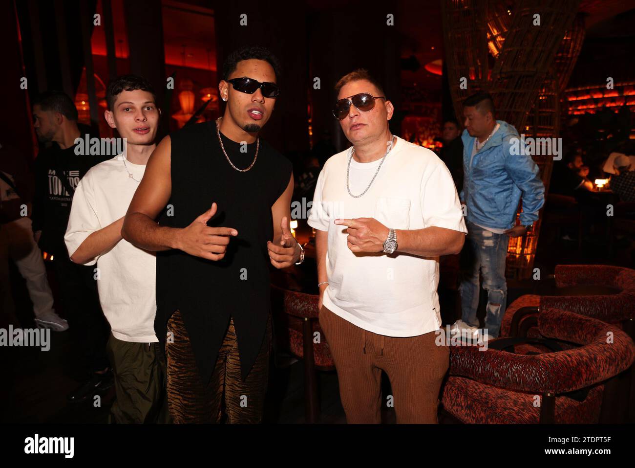 Scott Storch and Myke Towers at Komoda Las Vegas. Featuring: Scott ...
