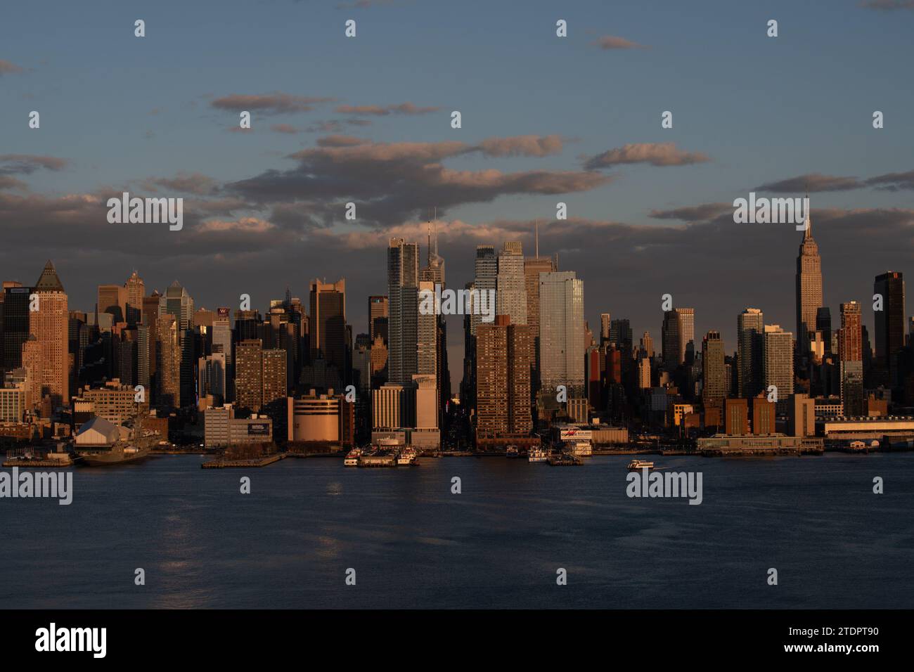 Midtown,downtown Hudson River NYC USA Stock Photo - Alamy