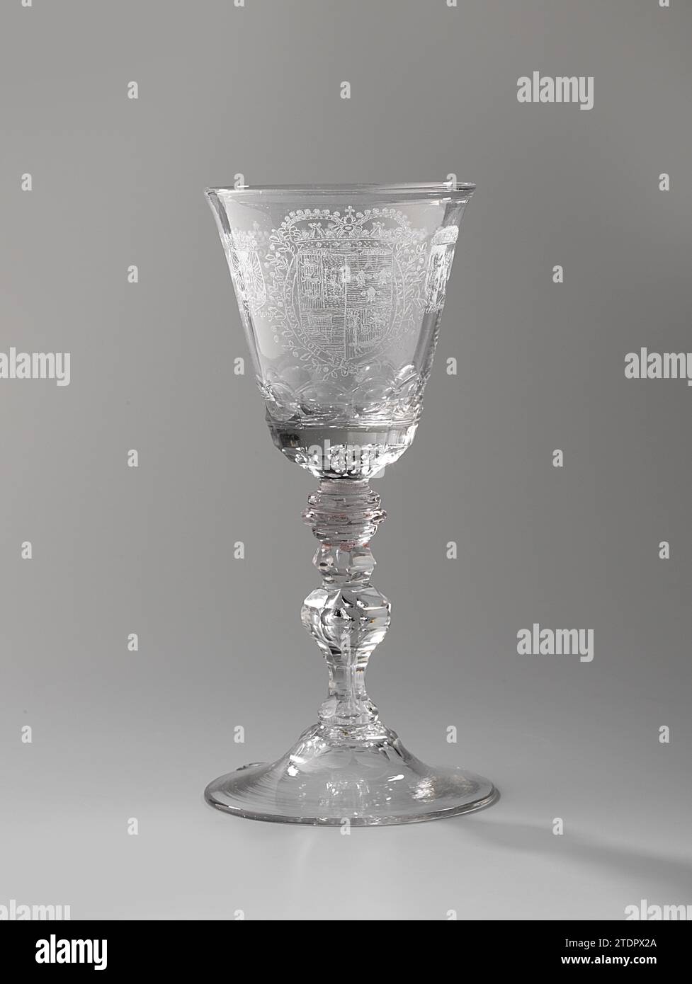 Bokaal with the weapons of William IV and the Zeven Provinciën ...