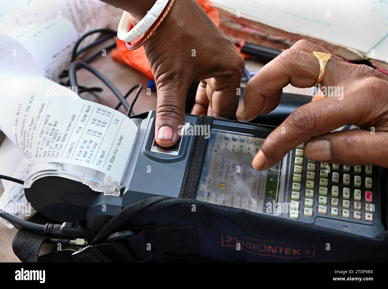 Ration card punting machine hi-res stock photography and images - Alamy