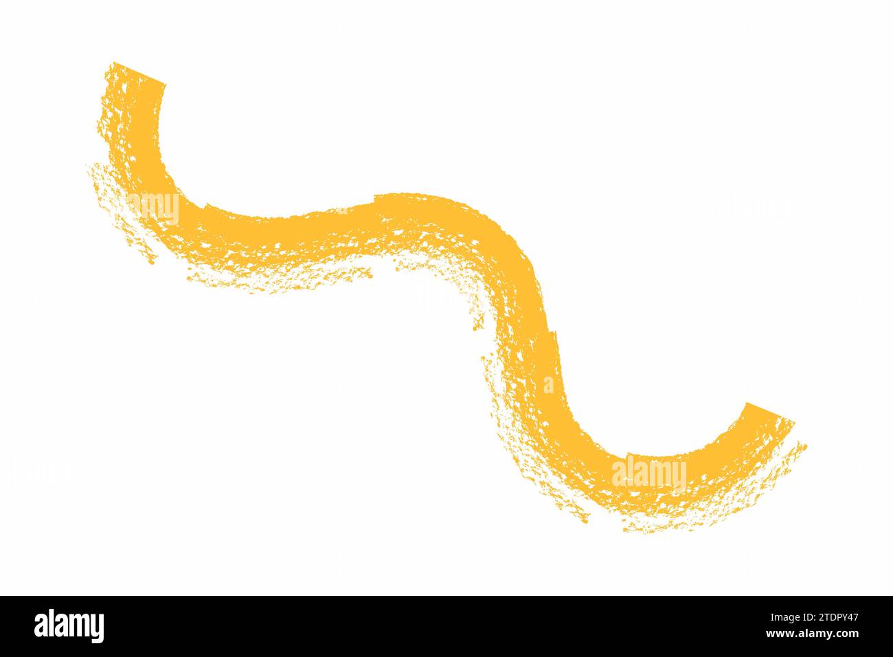 paint brush stroke. Hand drawn grunge squiggle element. yellow, white ...