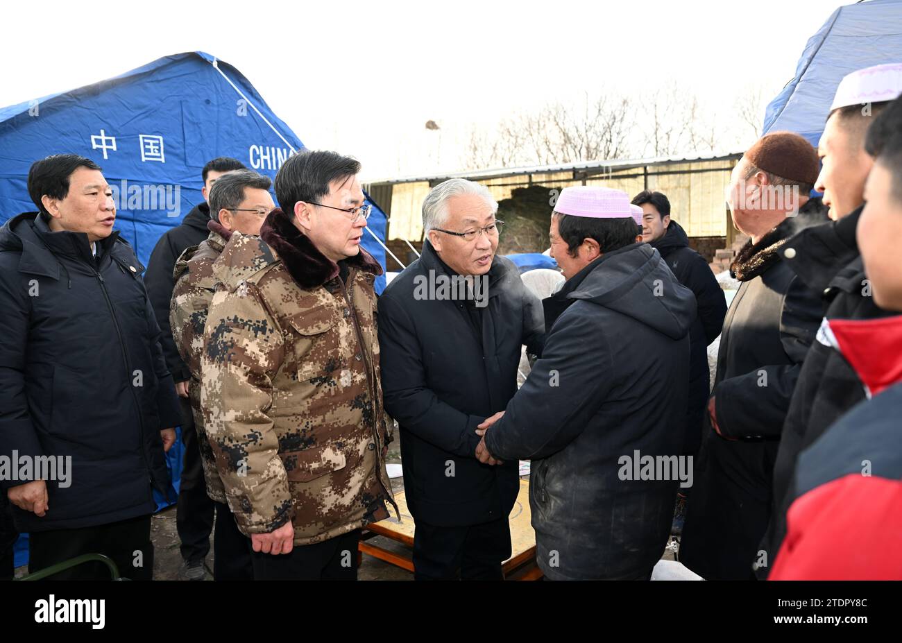(231219) -- LANZHOU, Dec. 19, 2023 (Xinhua) -- Chinese Vice Premier ...