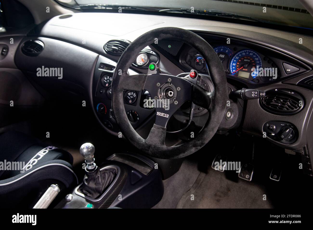 Mk1 Ford Focus RS and 3 door Ford Sierra Cosworth modern classic ...