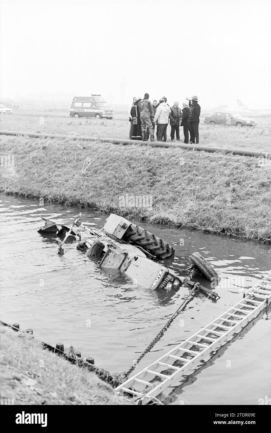 Tractor in ditch, 05-11-1993, Whizgle News from the Past, Tailored for ...