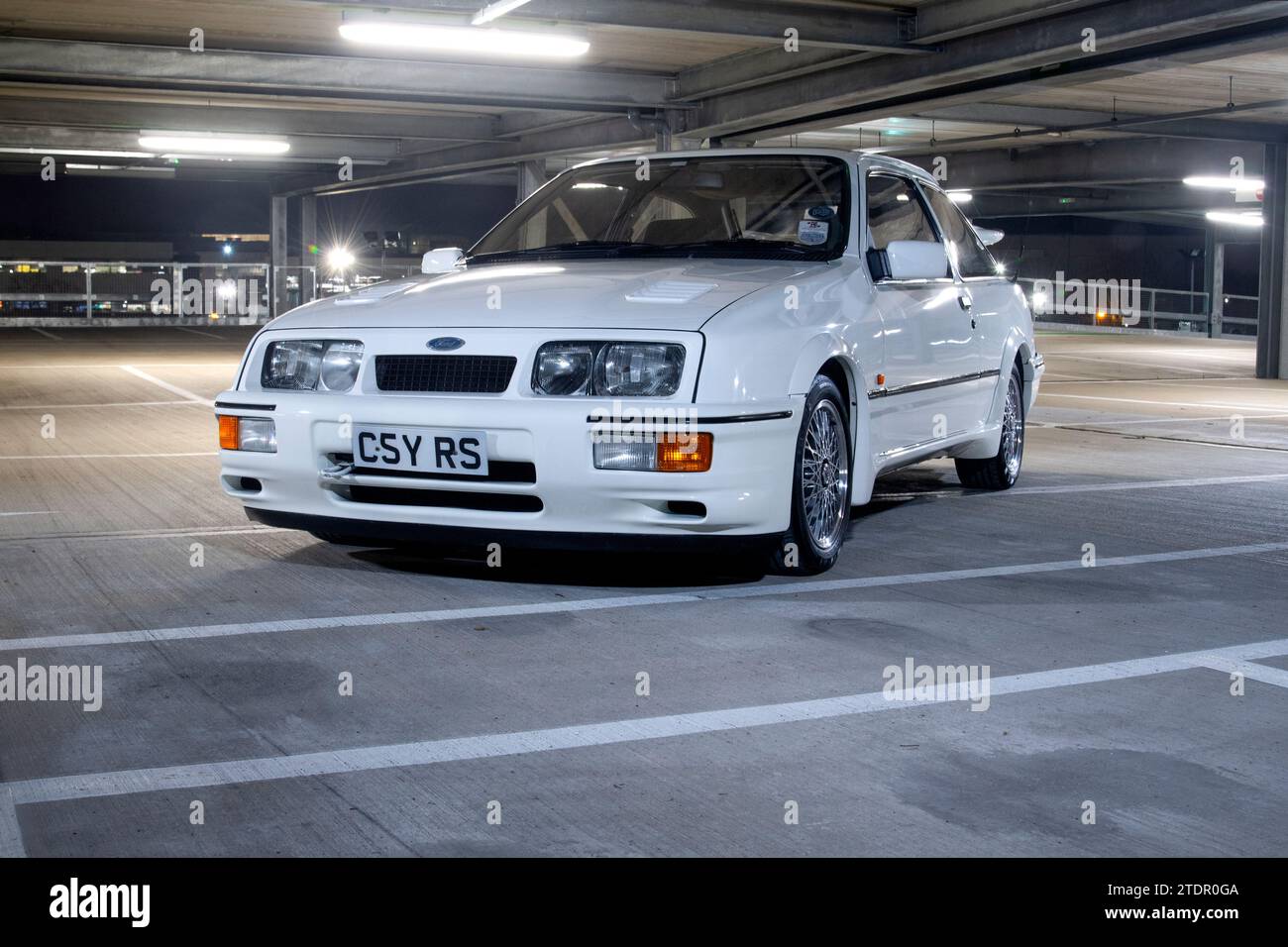 Mk1 Ford Focus RS and 3 door Ford Sierra Cosworth modern classic ...