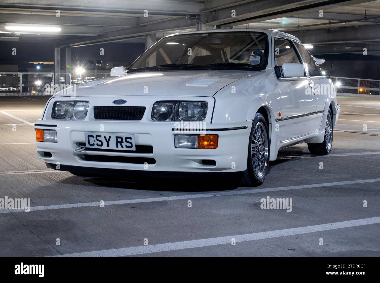 Mk1 Ford Focus RS and 3 door Ford Sierra Cosworth modern classic ...