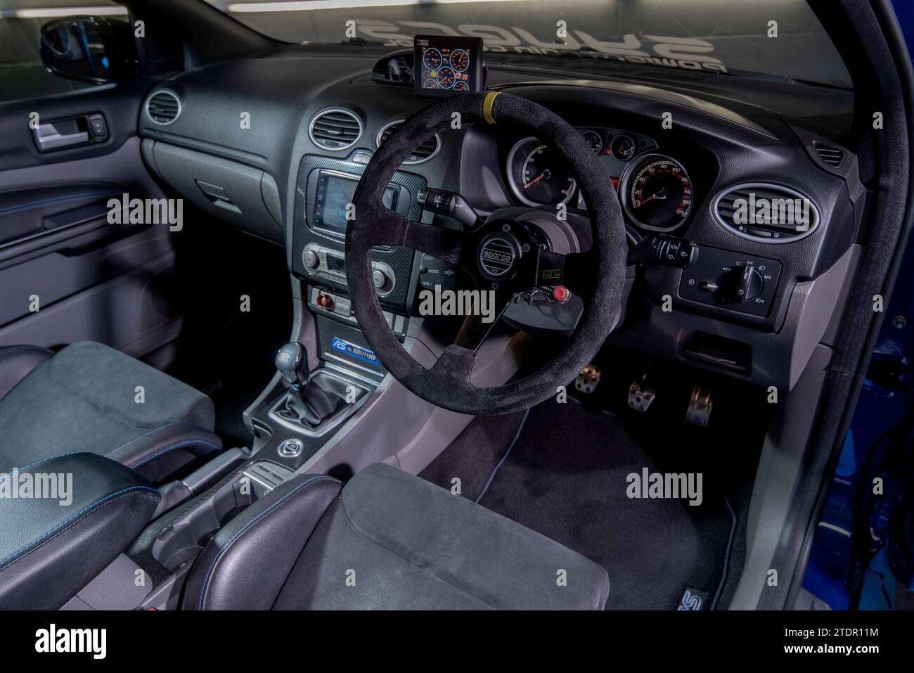 Mk2 Ford Focus RS modified hot hatch performance Ford car Stock Photo ...