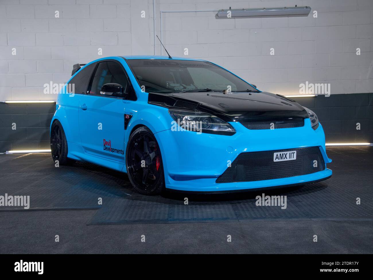 Mk2 Ford Focus RS modified hot hatch performance Ford car Stock Photo ...