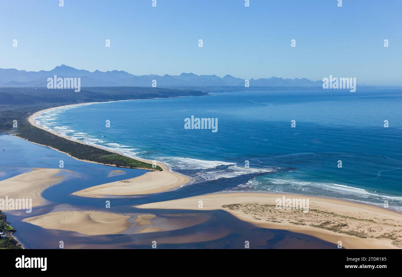 The Keurbooms River Mouth near Plettenberg Bay on the Western Cape of ...