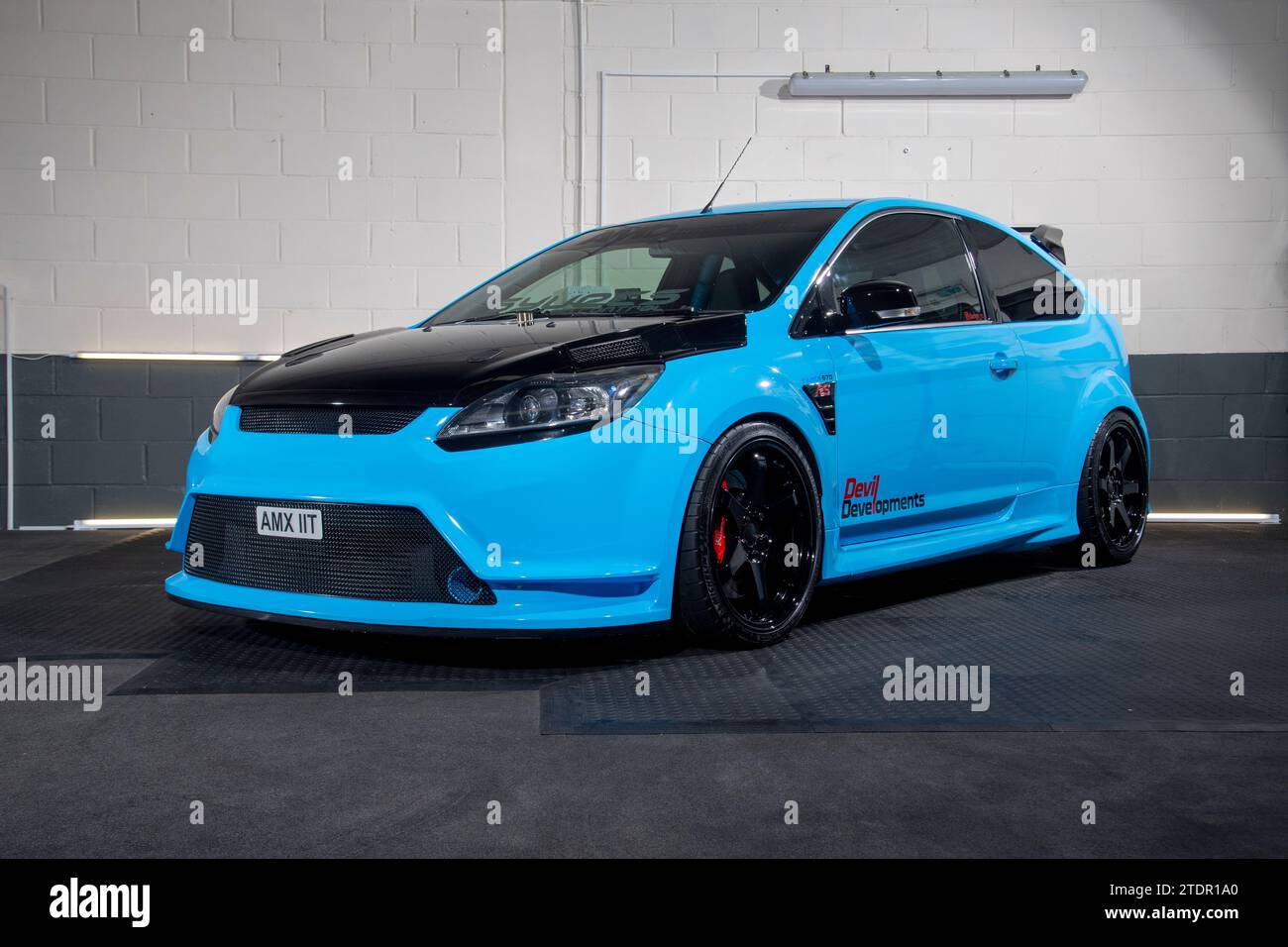 Mk2 Ford Focus RS modified hot hatch performance Ford car Stock Photo ...