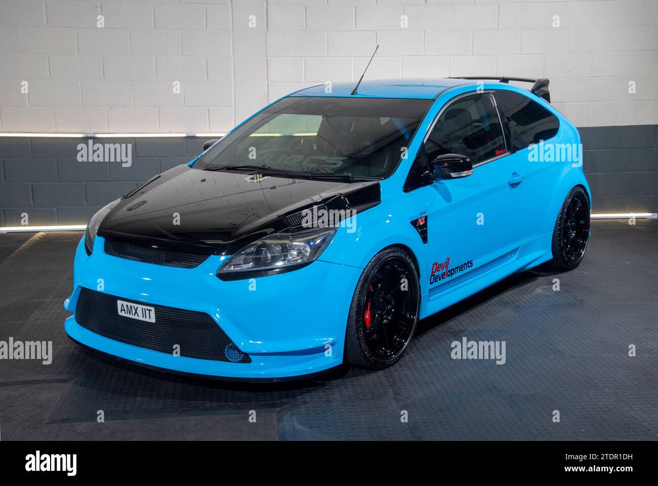 Mk2 Ford Focus RS modified hot hatch performance Ford car Stock Photo ...