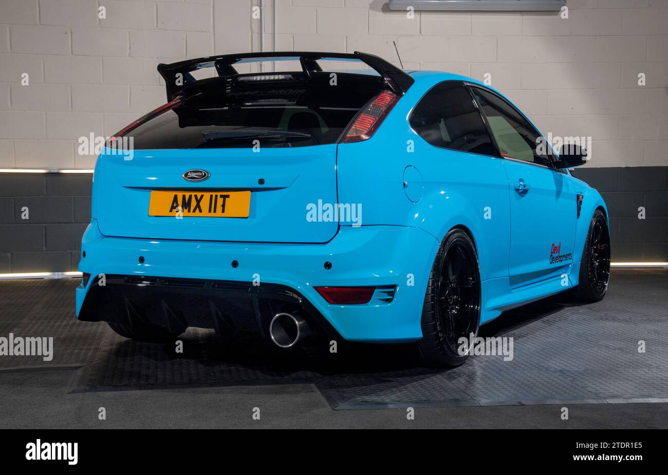 Mk2 Ford Focus RS modified hot hatch performance Ford car Stock Photo ...