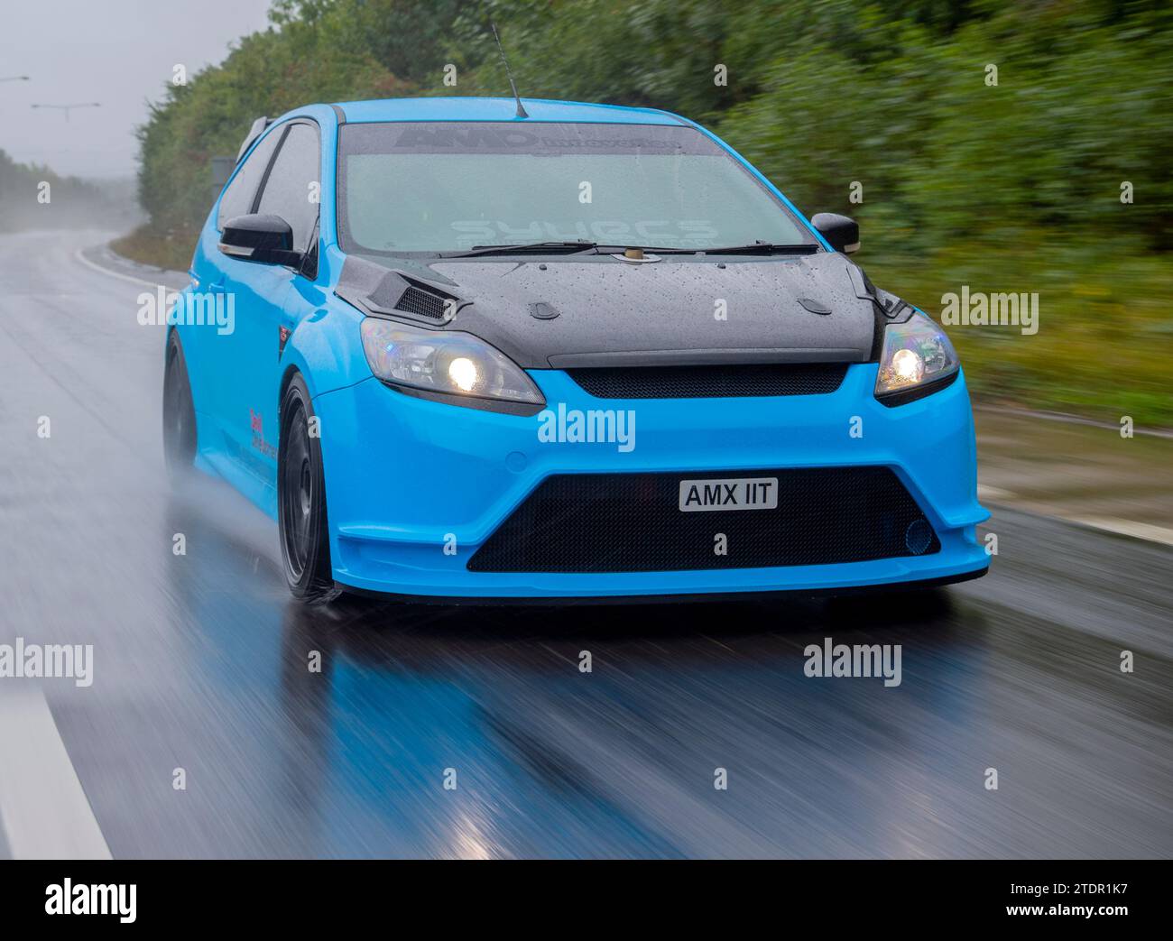 Mk2 Ford Focus RS modified hot hatch performance Ford car Stock Photo ...