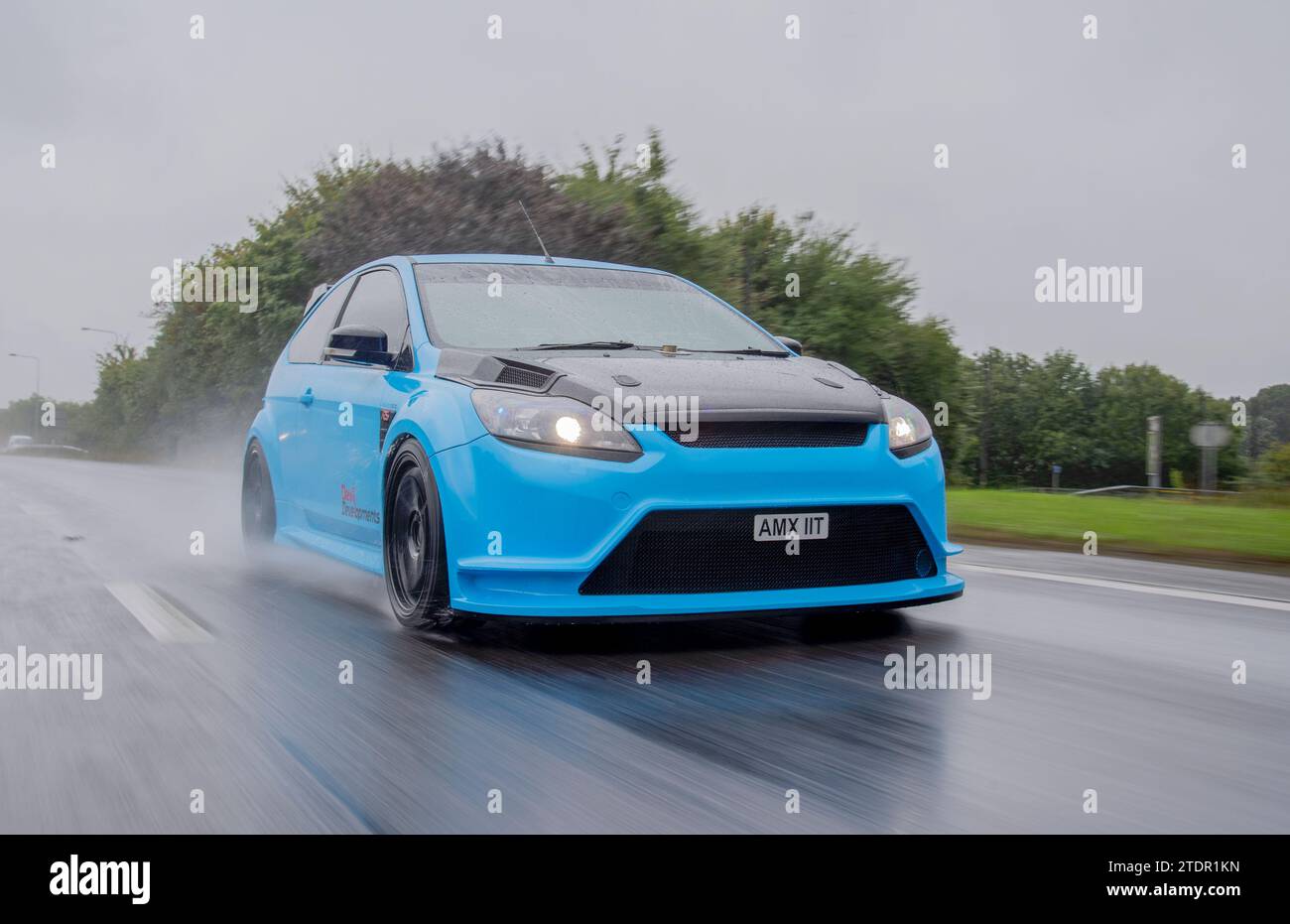 Mk2 Ford Focus RS modified hot hatch performance Ford car Stock Photo ...